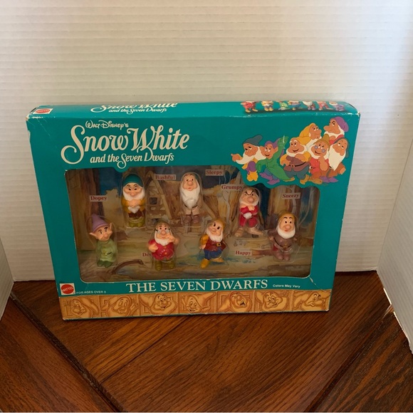 Mattel | Toys | Mattel Vintage Disney Seven Dwarfs Collection | Poshmark